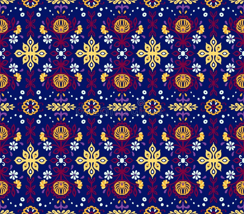 Native Southwest American Indian Aztec Navajo Seamless Pattern ...