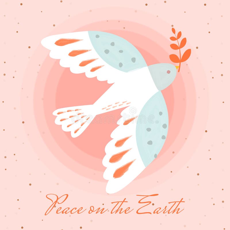Peace on the Earth, International Peace Day Stock Illustration ...
