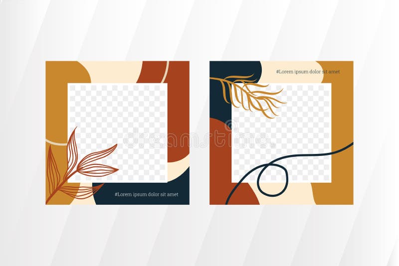 Square Photo Collage Template Stock Illustrations – 19,594 Square Photo ...