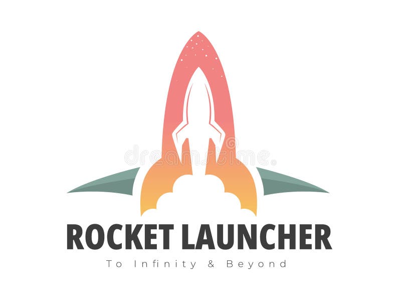Elegance Rocket Launcher Logo Vector Stock Vector - Illustration of ...