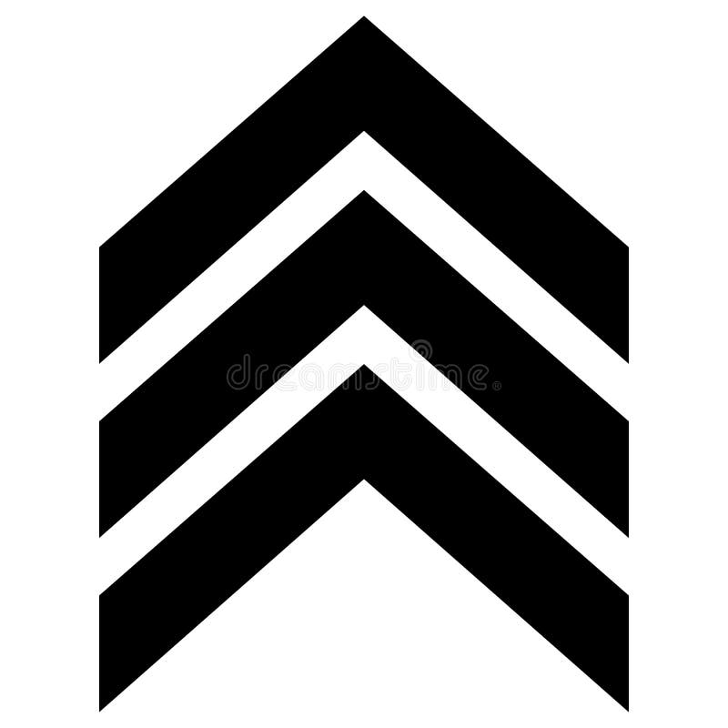 Chevron Icon Vector Illustration Isolated on White Background Stock ...