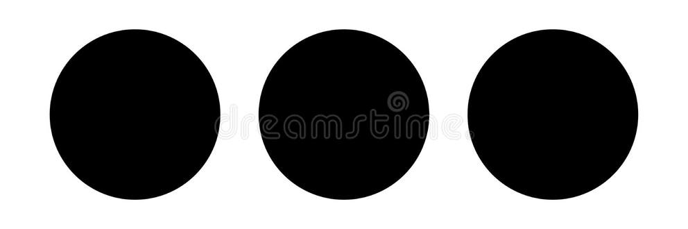 Ellipses Icon Vector. Triple Dots Sign. Three Dots . Stock Vector ...