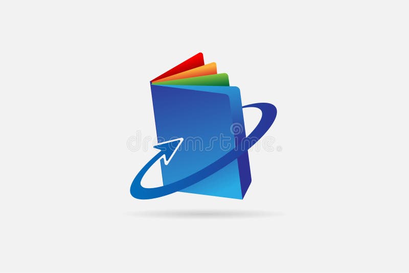 Logo book colorful stock vector. Illustration of abstract - 257239905