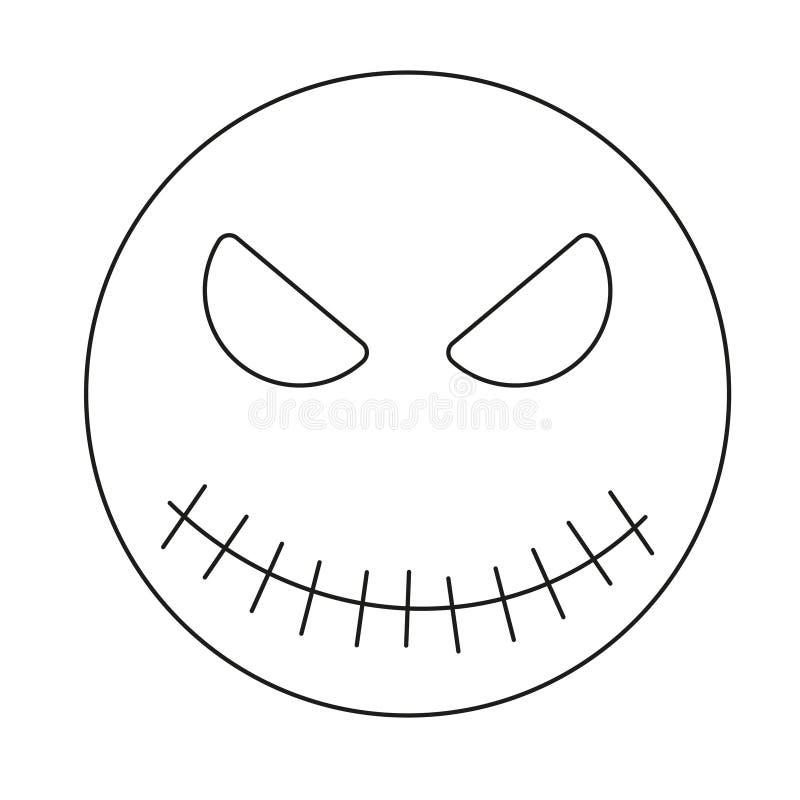 Evil face mask Japan stock illustration. Illustration of vintage ...