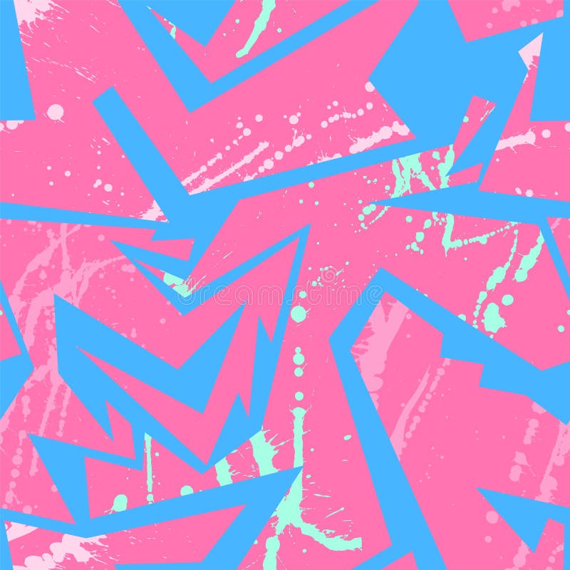 Urban Seamless Triangle Pattern with Curved Geometry Elements and ...