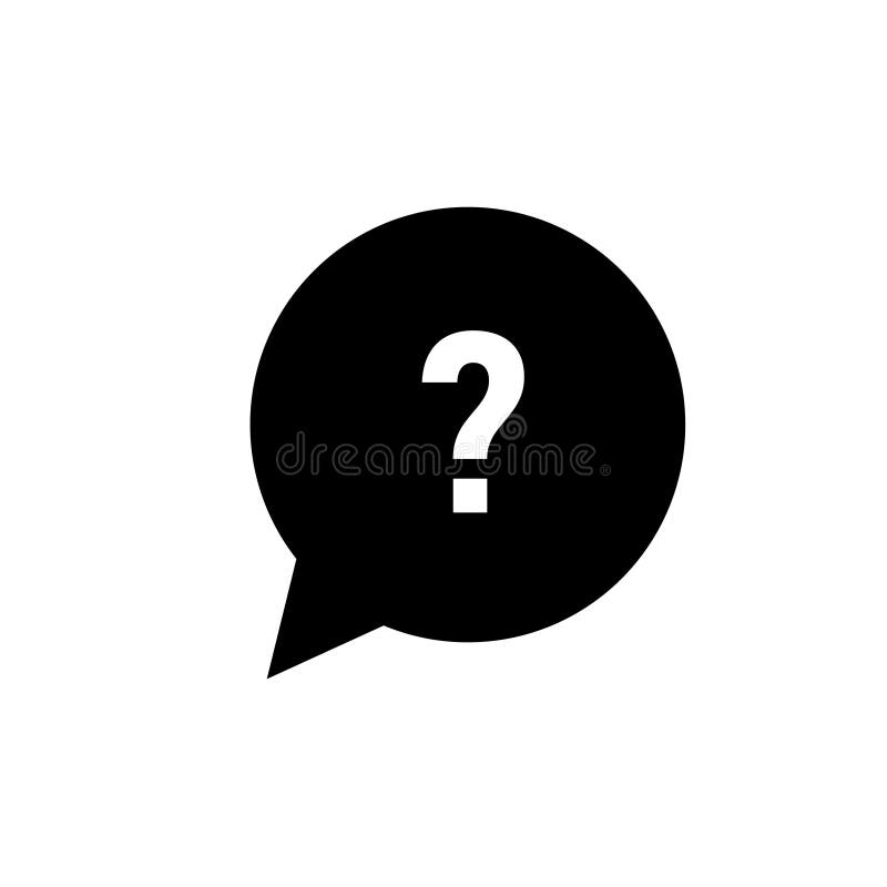 Speech Bubble Question Mark Inside Stock Illustrations – 80 Speech ...