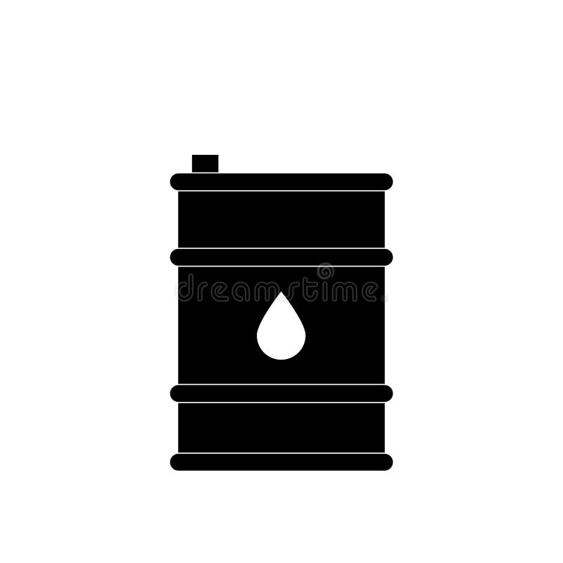 Symbols of Oil Industry. Illustration Isolated on White Background ...