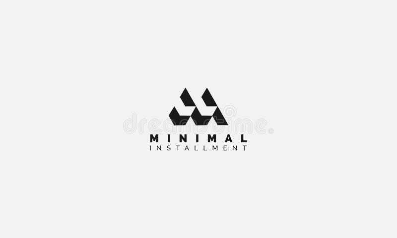 Letter M Line Logo Design. Linear Creative Minimal Monochrome Monogram ...