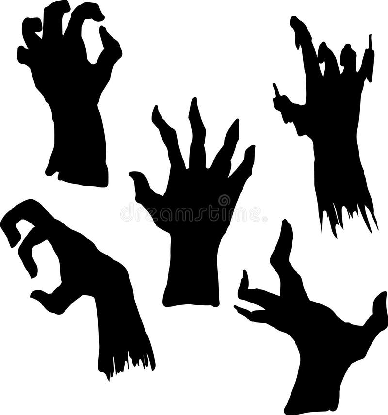 Undead Zombie Hand Vector for Halloween Stock Vector - Illustration of ...