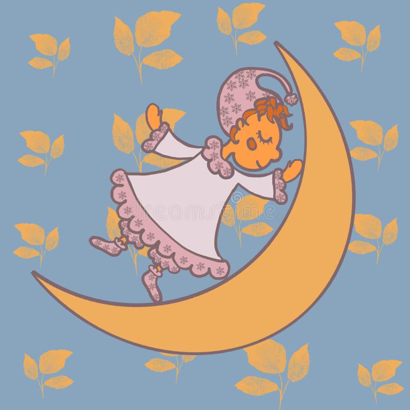 Child Sleeping in a Stroller Fairy of Dreams and Babies Angel with a ...