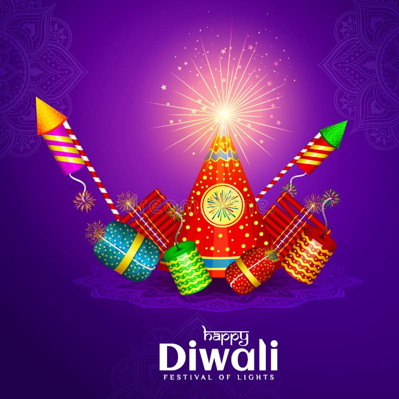 Happy diwali diya design stock illustration. Illustration of shubh ...