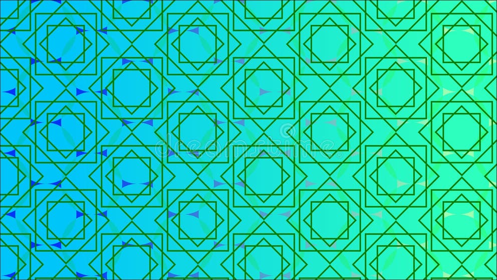 Unique Octagon Star Pattern Stock Illustration - Illustration of ...