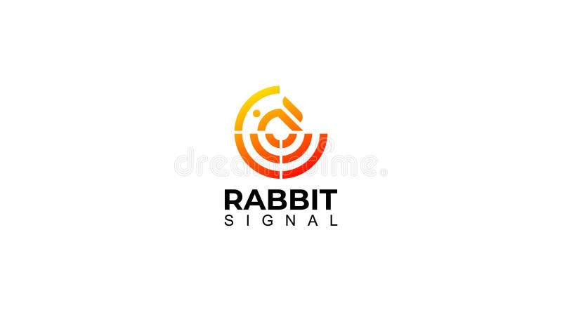Rabit WiFi Icon Logo Design Element and Vector Template Stock ...