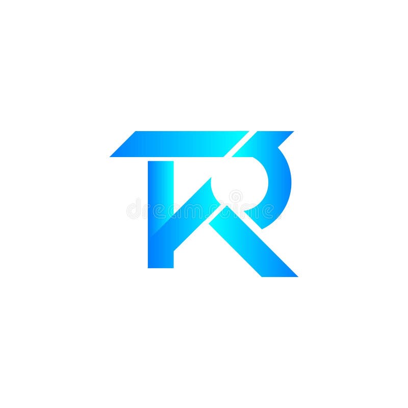 Letter T and R Logo Vector Design Initial Logo TR for Business Stock ...