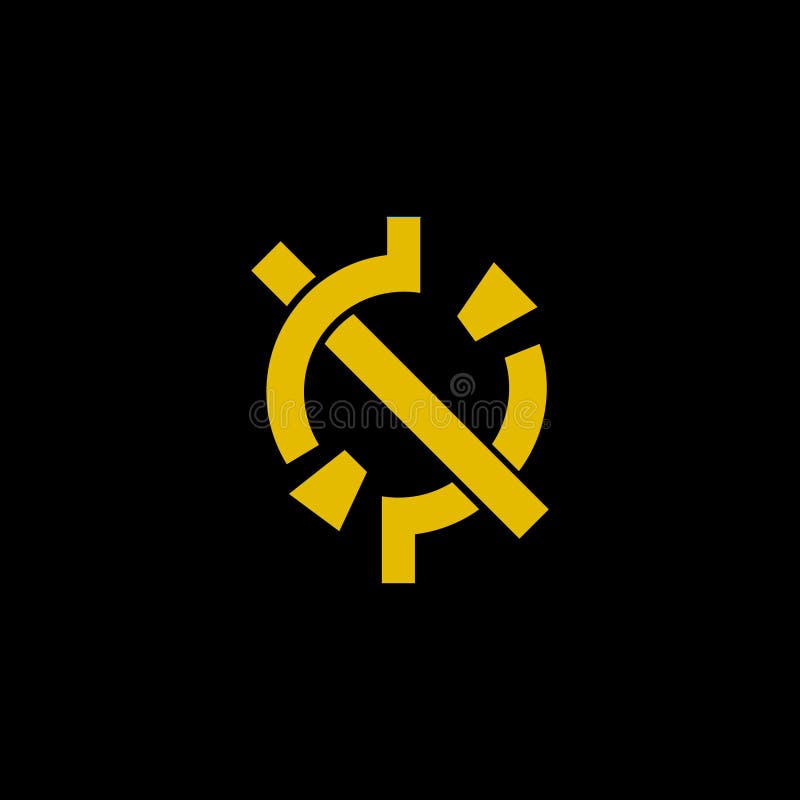 Yellow Login Circle Logo Design for Animation Stock Vector ...