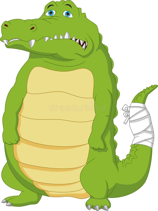 Sad Alligator Clipart