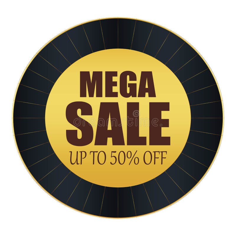 Mega sale stock illustration. Illustration of letter - 261367296