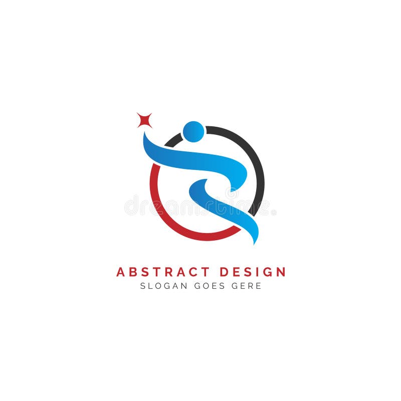 Abstract Success People Logo Design. Fitness, Running, Vector Image ...