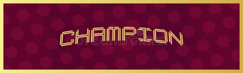 Champion Vector Illustration Football Background Stock Vector ...