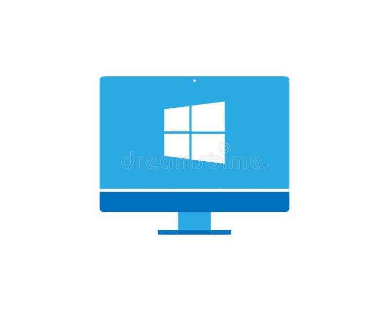 Vector LCD Icon - Display Icon - TV Mock-up Illustration Editorial ...