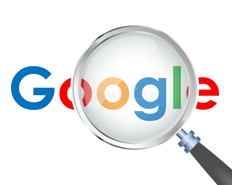 Google Magnifying Stock Illustrations – 322 Google Magnifying Stock ...