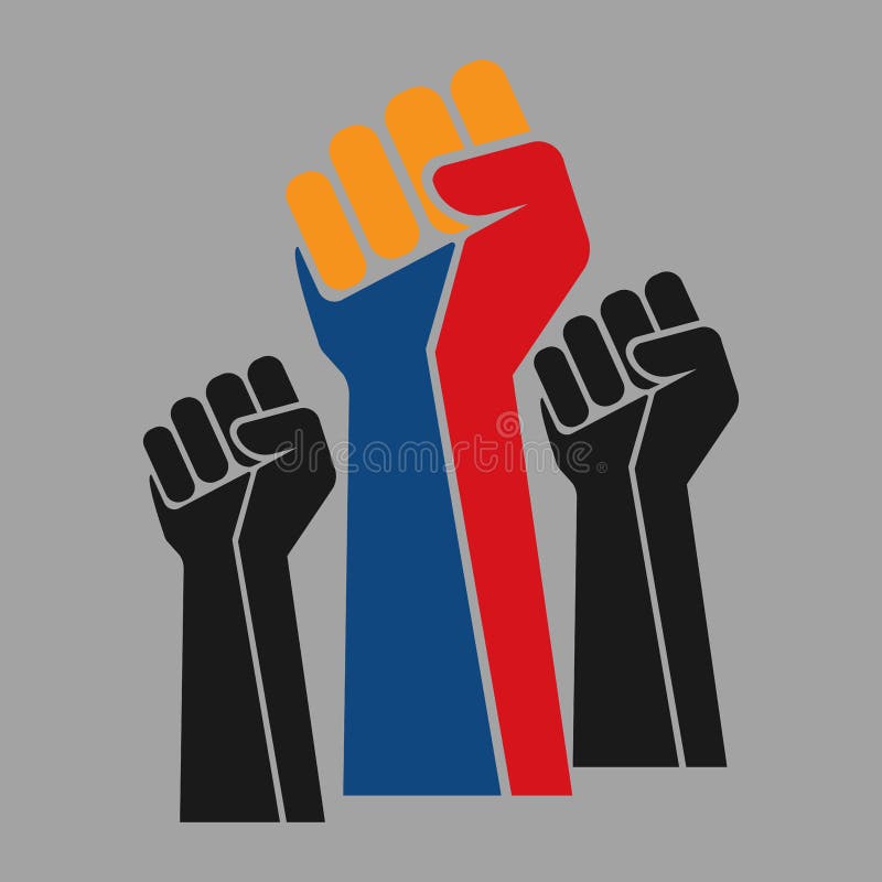 Color Fists Stock Illustrations – 544 Color Fists Stock Illustrations ...