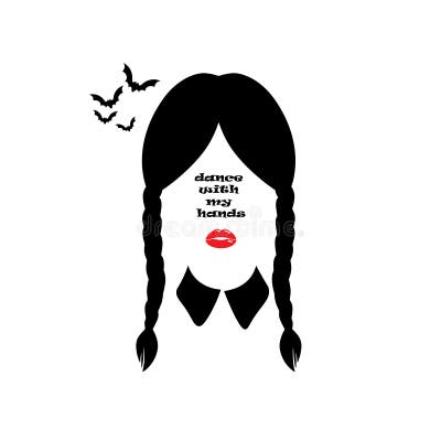 Wednesday Addams Stock Illustrations – 84 Wednesday Addams Stock ...
