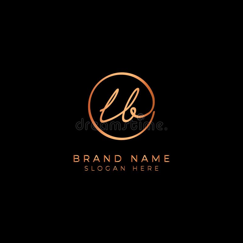 L, B, LB, Initial Letter Handwritten and Signature Vector Logo ...