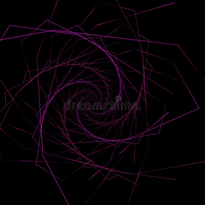 Spiral, Swirl, Twirl Element. Whirlpool, Whirlpool Effect. Neon ...