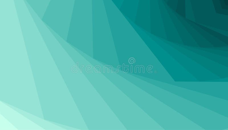 Abstract Background of Geometric Shapes in Turquoise and Green Colors ...