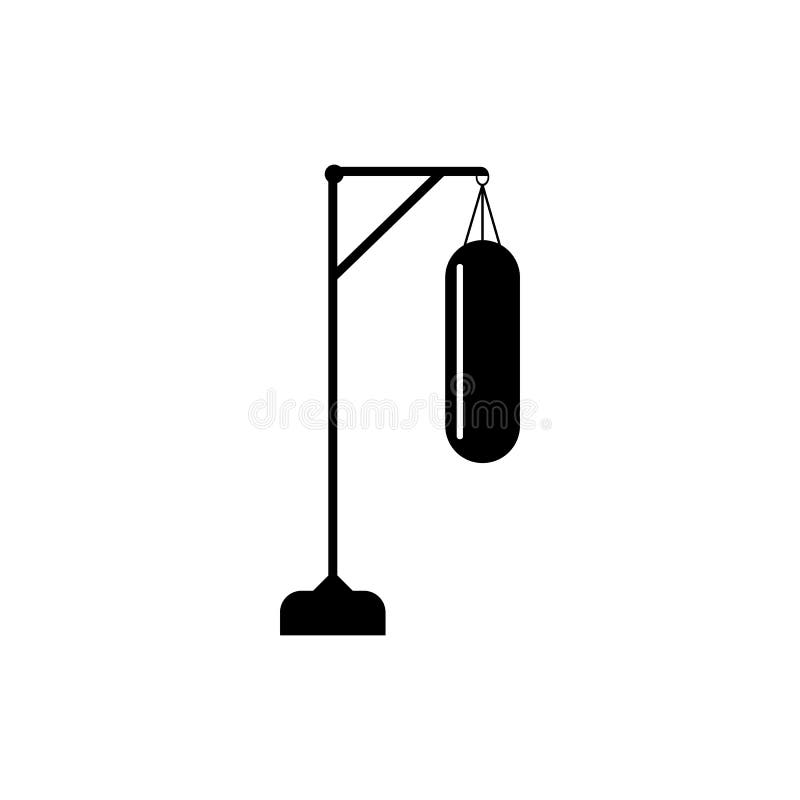 Boxing Training Vector Icon Stock Vector - Illustration of fitness ...