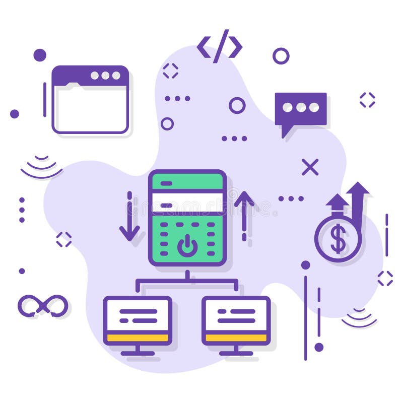 Multiprocessor Computer Stock Illustrations – 35 Multiprocessor ...