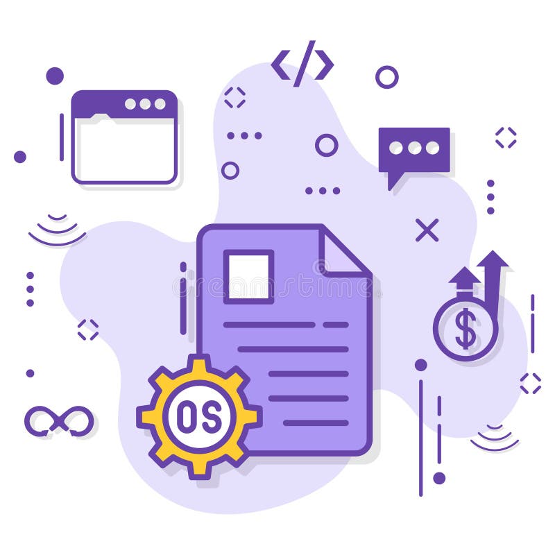 Os Interface Vector Icon Design, Cloud Computing and Internet Hosting ...