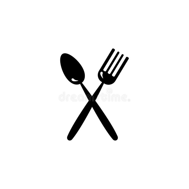 Restaurant Spoon Vector Icon Stock Vector - Illustration of spoon, cafe ...