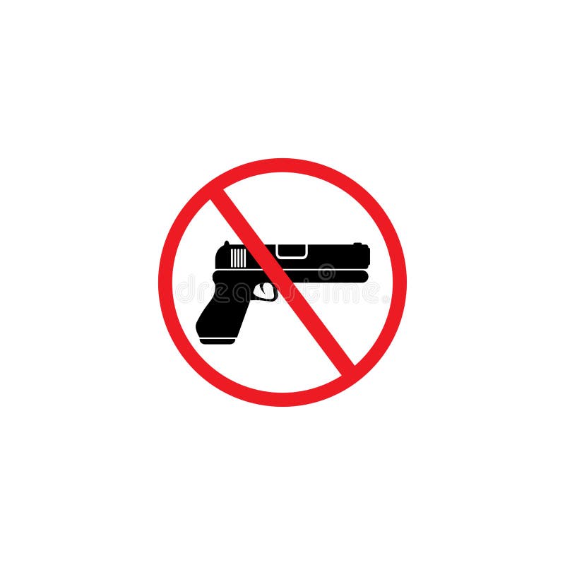 No Weapons Symbol Stock Illustrations – 295 No Weapons Symbol Stock ...