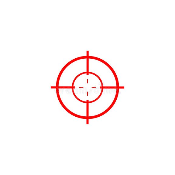 Target Shooting Vector Icon Stock Vector - Illustration of perfect ...