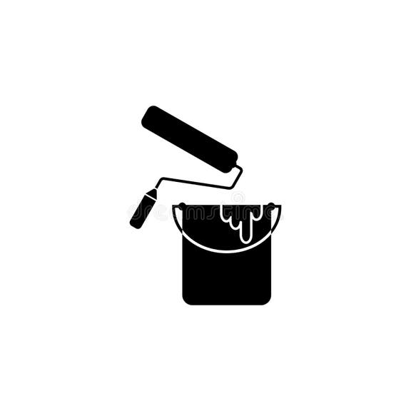 Paint tool vector icon stock vector. Illustration of hammer - 268064000