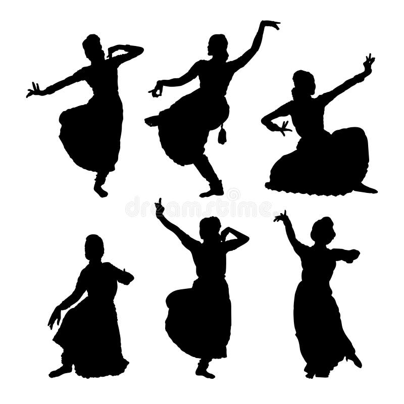 Classical Dance Clipart Bw