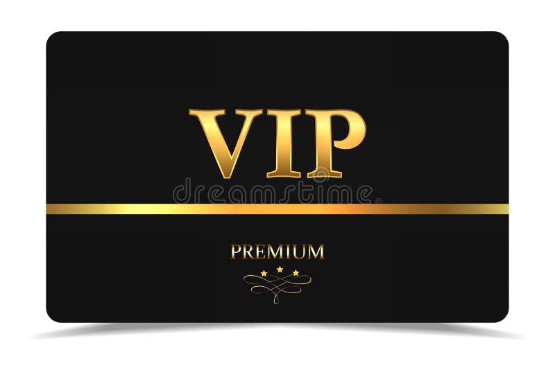 VIP.Golden VIP.VIP Card.VIP Invitation.Premium Card. Stock Vector ...