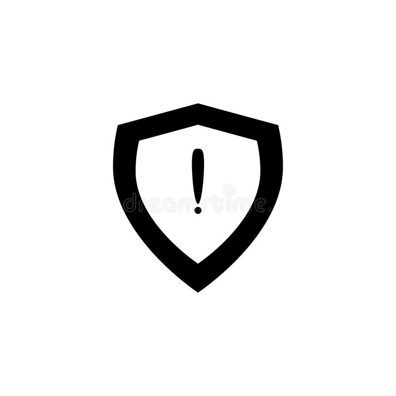 Troubled Security Icon Vector Stock Vector - Illustration of unhappy ...