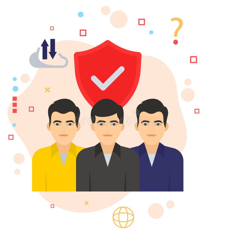 Employee Life Insurance Concept, Employer Benefits Vector Icon Design ...