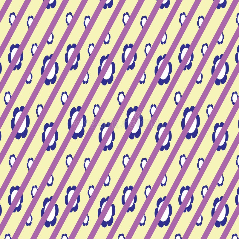 Colorful Flowers Seamless Vector Pattern Stock Vector - Illustration of ...