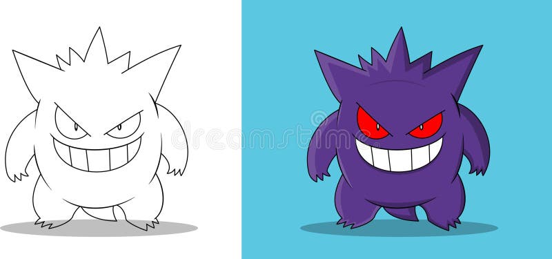 Gengar Stock Illustrations – 19 Gengar Stock Illustrations, Vectors ...