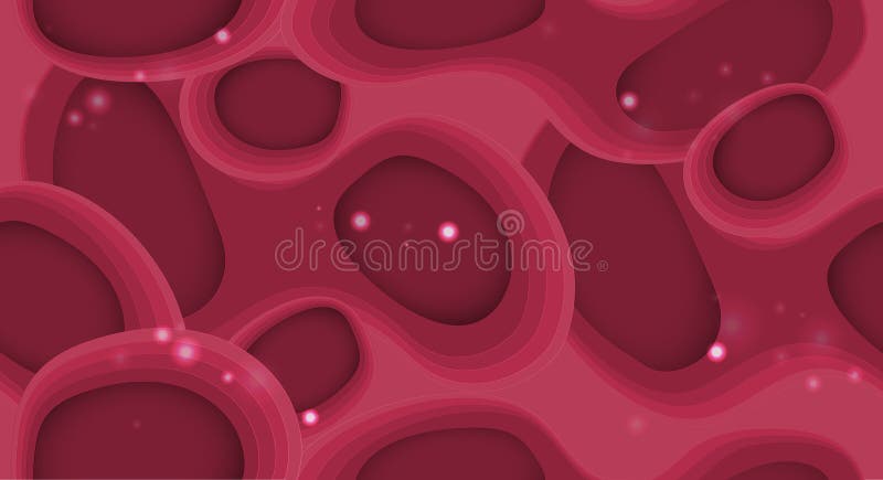Seamless Crimson Pattern with Magical Dynamic Shapes and Sequins Stock ...