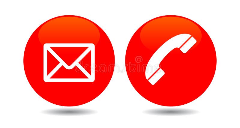Contact Us Icons Red Stock Illustrations – 200 Contact Us Icons Red ...