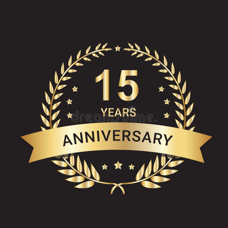 15th Years Anniversary Logo, Icon and Vector Design. 15 Years ...