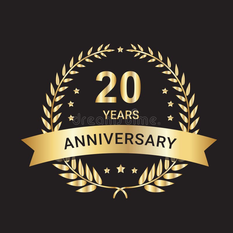 20th Years Anniversary Logo, Icon and Vector Design. 20 Years ...