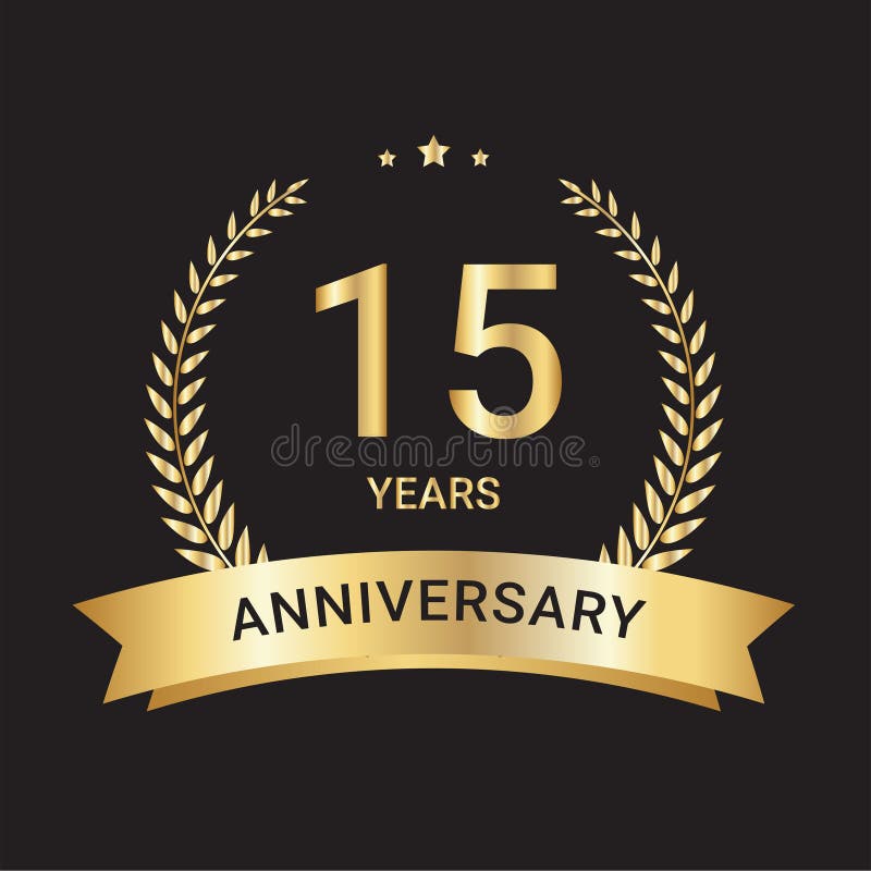 15th Years Anniversary Logo, Icon and Vector Design. 15 Years ...