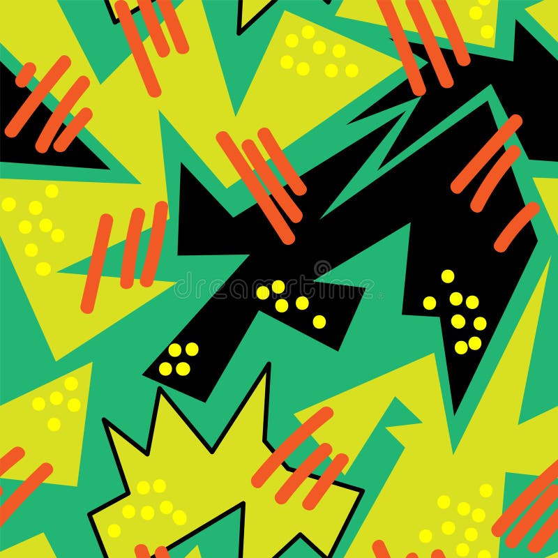 Abstract Urban Pattern with Curved Geometry Elements, Lines and Dots ...