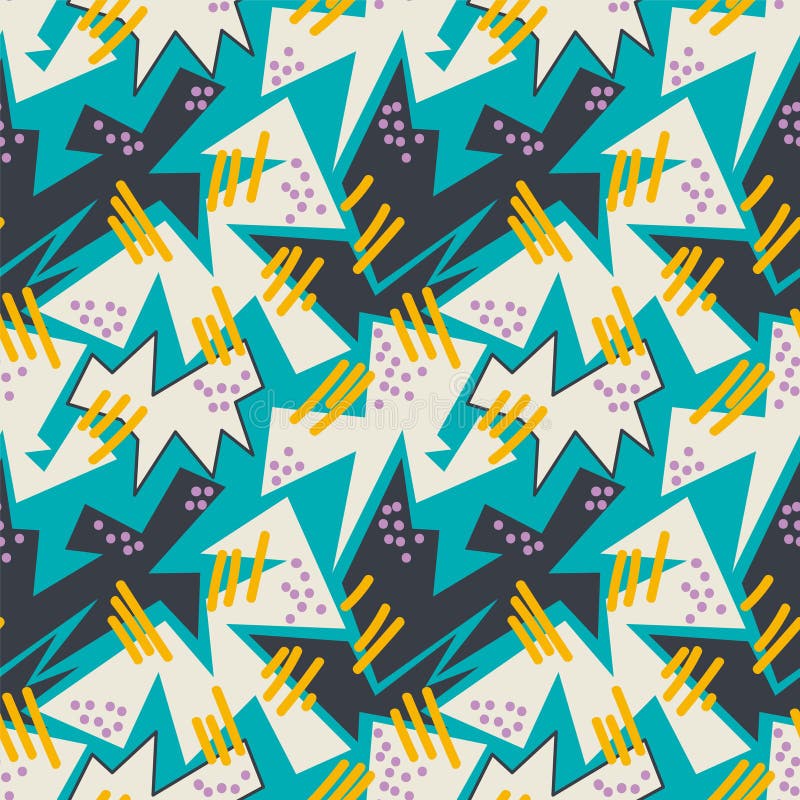 Abstract Urban Pattern with Curved Geometry Elements, Lines and Dots ...